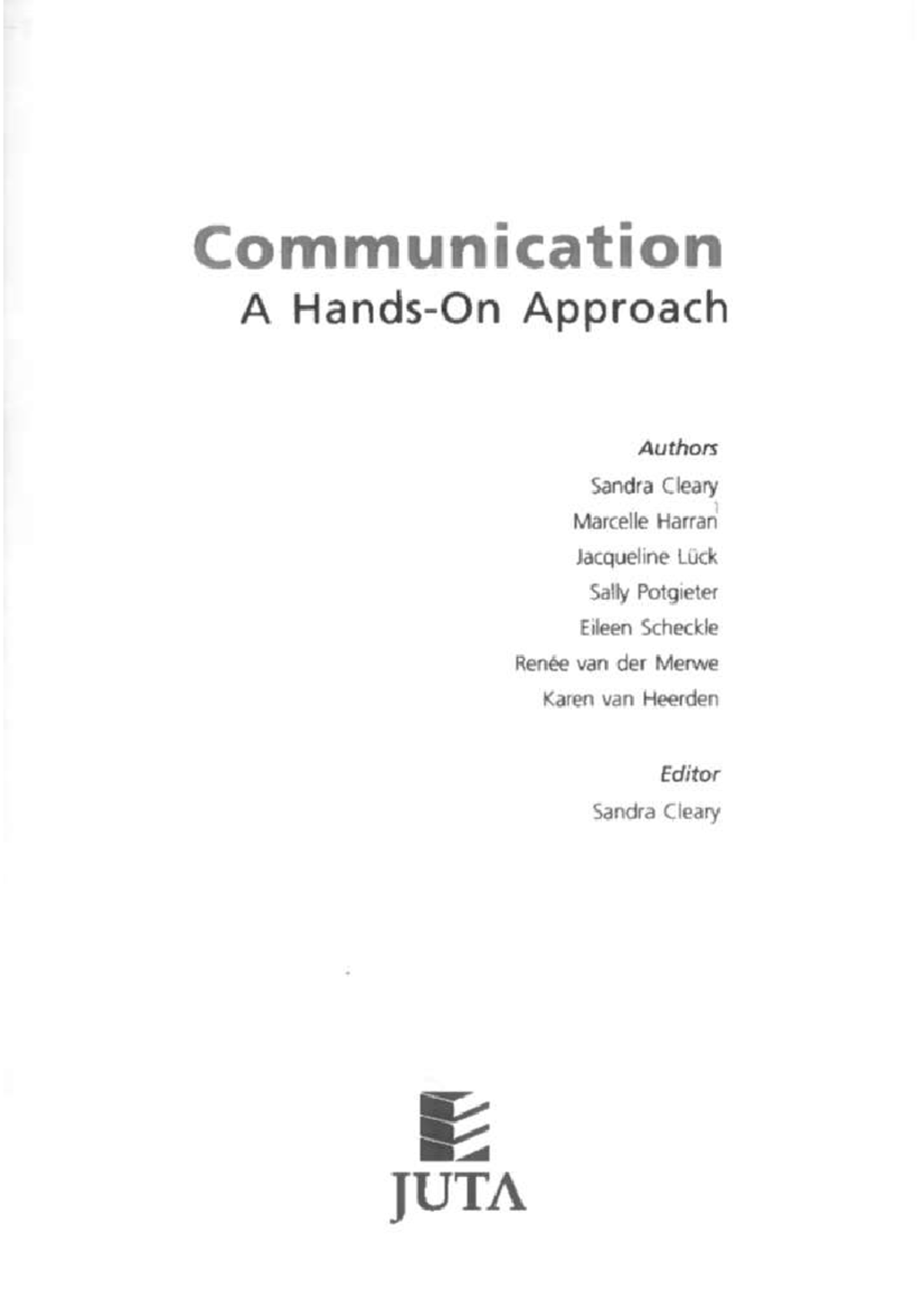 Communication A Approach (Reading Skills) - Chapter 3 Summary - Studocu