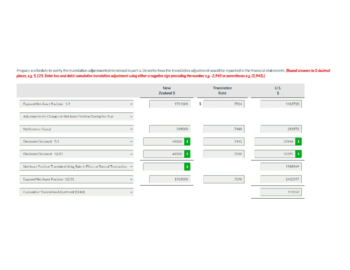 Mod 4 Q10 - Translation Adjustment Reporting in Financial Statements ...
