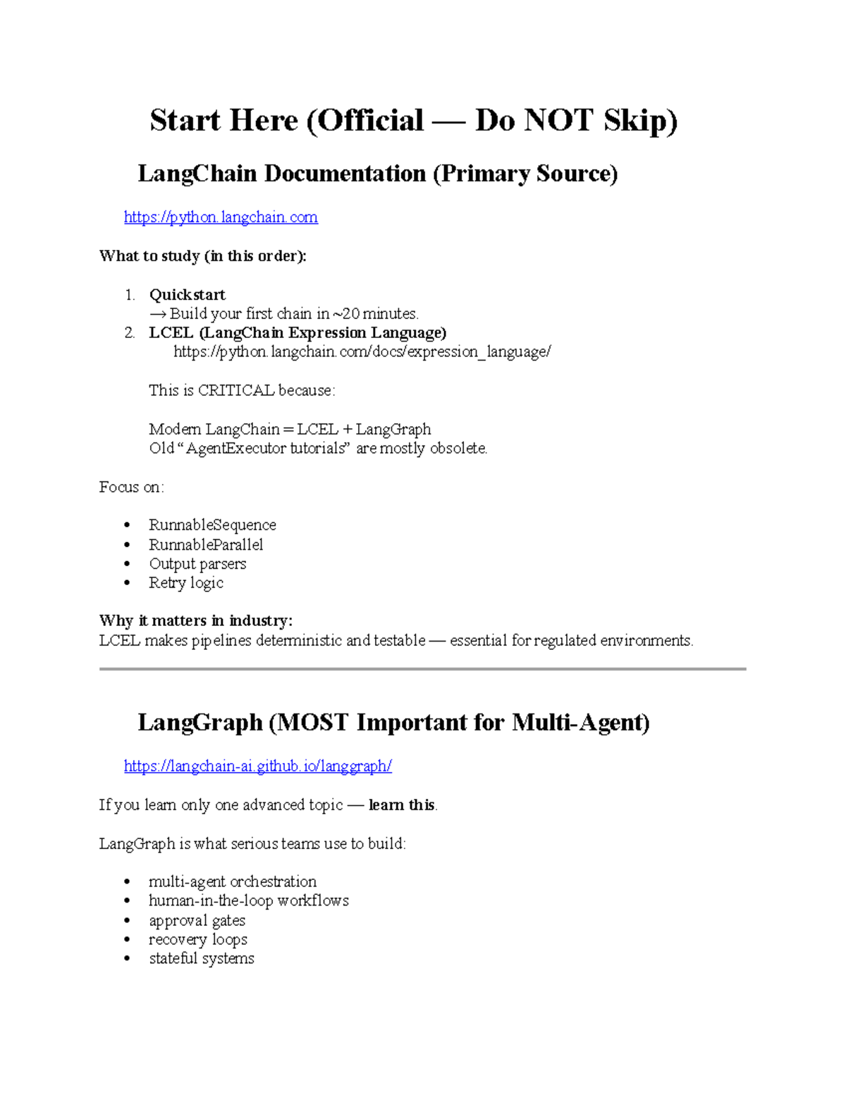 LangChain AI Agent Training: Essential Practice Material Guide - Studocu