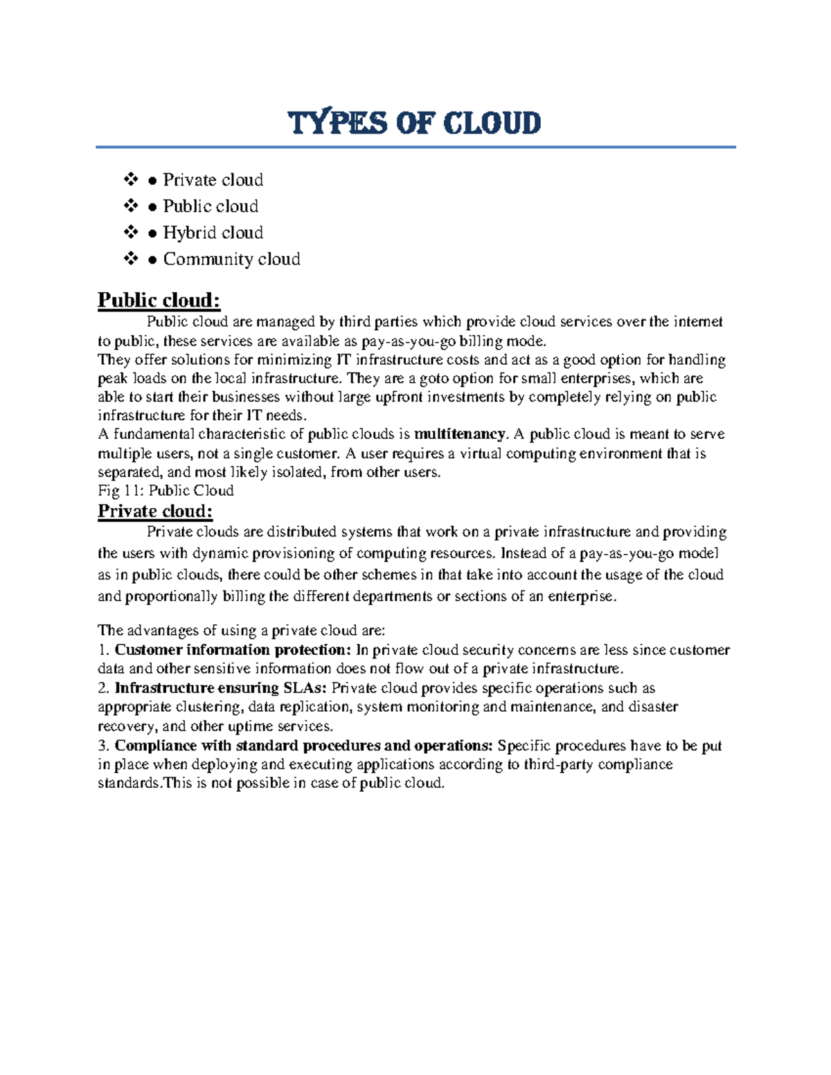 Types of Cloud Computing: Private, Public, Hybrid, Community - SAFA ...