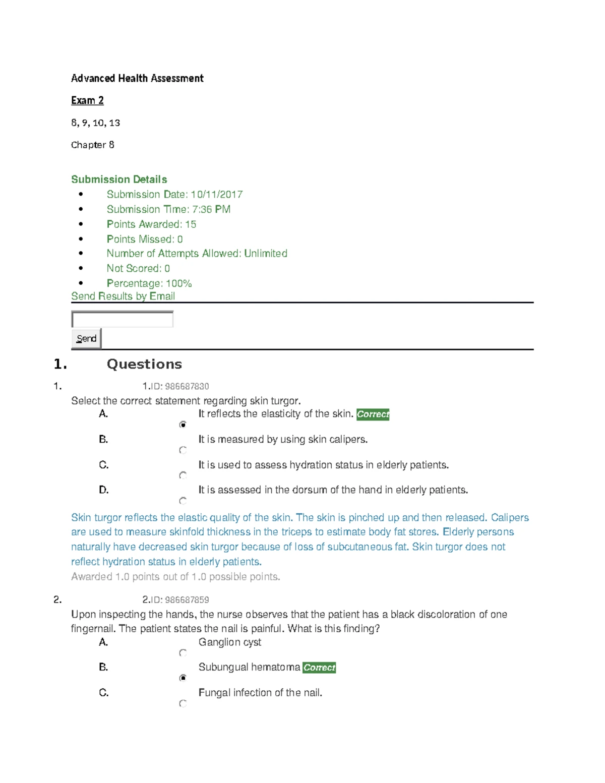 SOAP Musculoskeletal Exam Note: Detailed Body Assessment - Studocu
