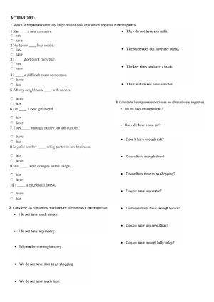 [Solved] present perfect simple 2 2 Put the words in the - ingles ...