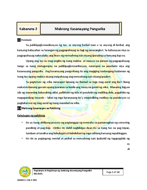 Kabanata 10 Makrong Kasanayan SA Pagsulat - KOMUNIKASYON SA AKADEMIKONG FILIPINO KABANATA 10 ...