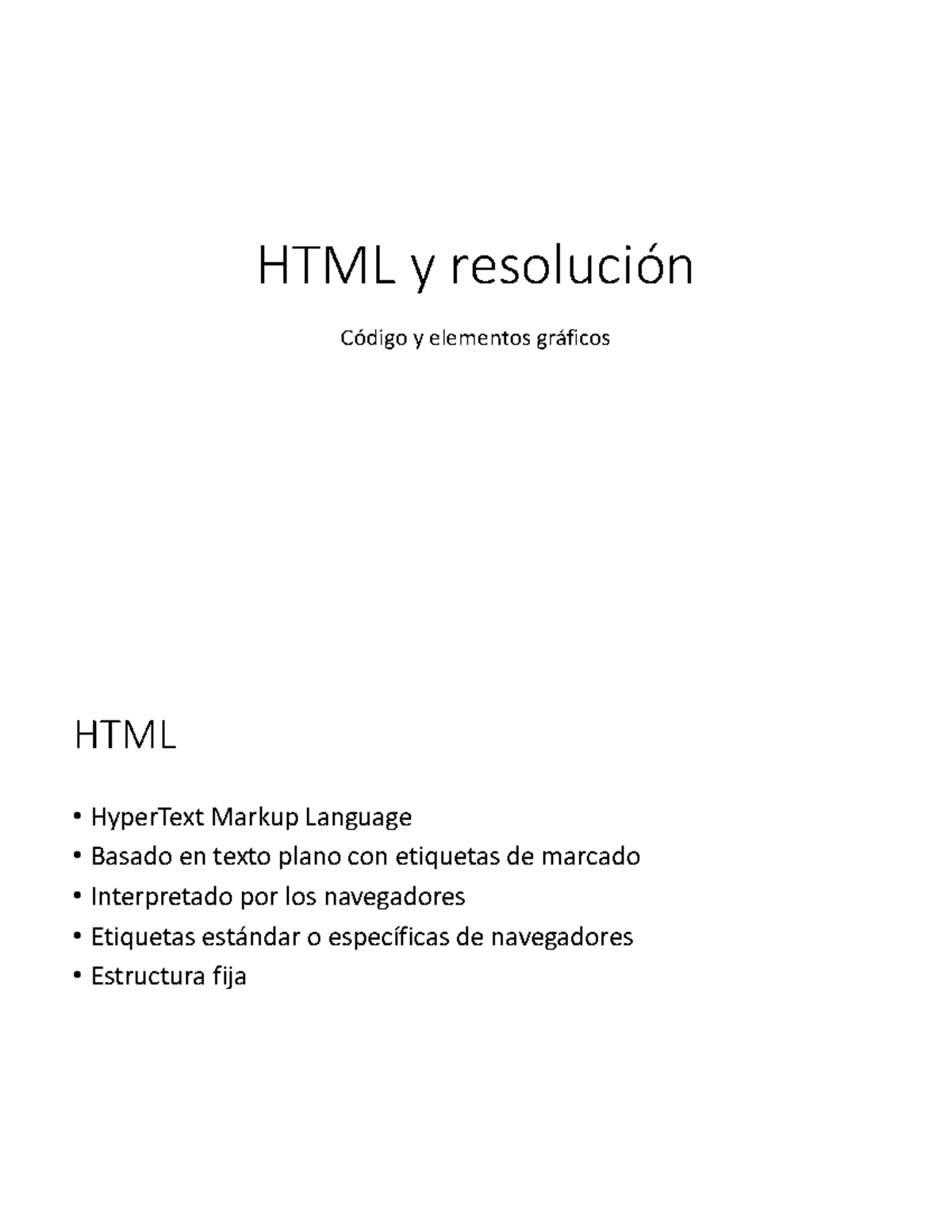 Tema 9: Diseño y Resolución en HTML - Apuntes de Diseño - Studocu