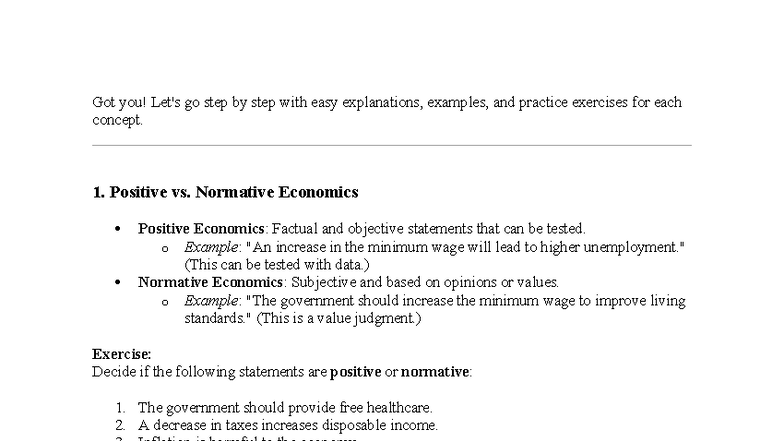 ECO 101: Exam Prep with Easy Explanations & Practice Exercises - Studocu