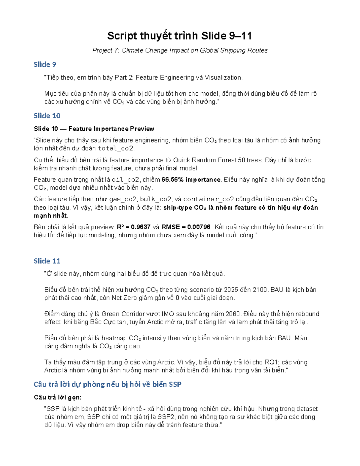 Slide Project 7: Climate Change Impact on Shipping Routes - Part 2 ...