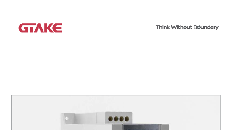 GK500 Series Mini AC Motor Drives User Manual - Studocu