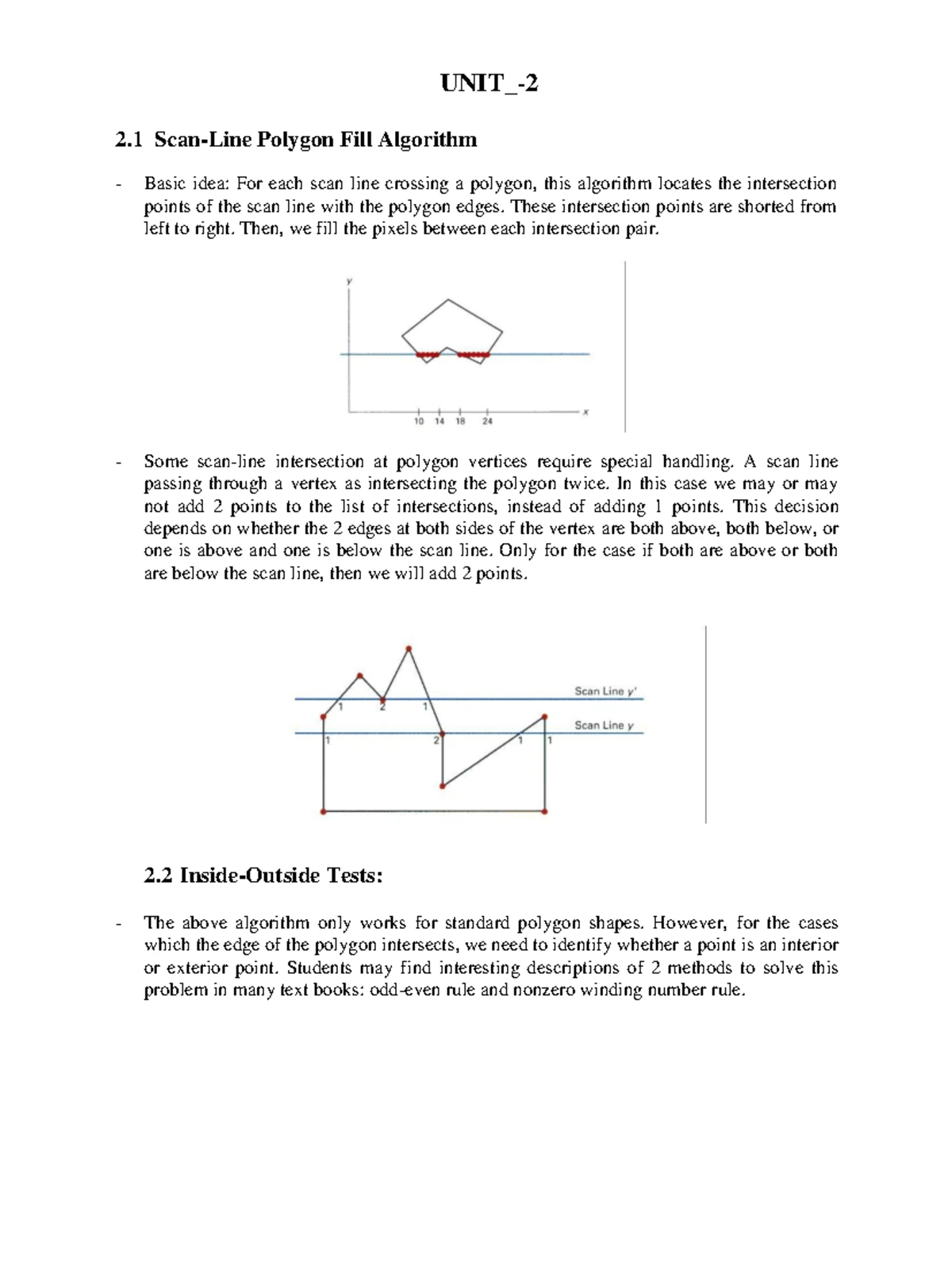 Computer-Graphics U5 - Lecture notes 1 - Every vertex is listed as an ...