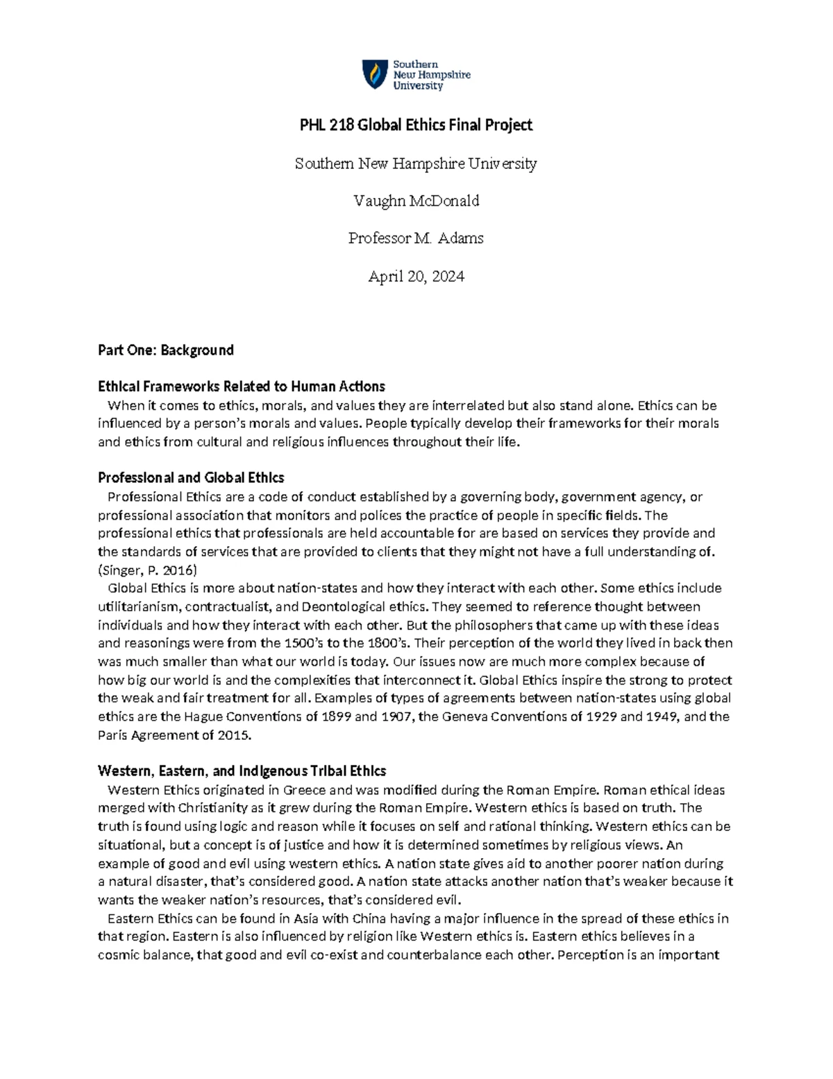 PHL 218 Project: Exploring Ethical Frameworks in Gender Wage Equality ...