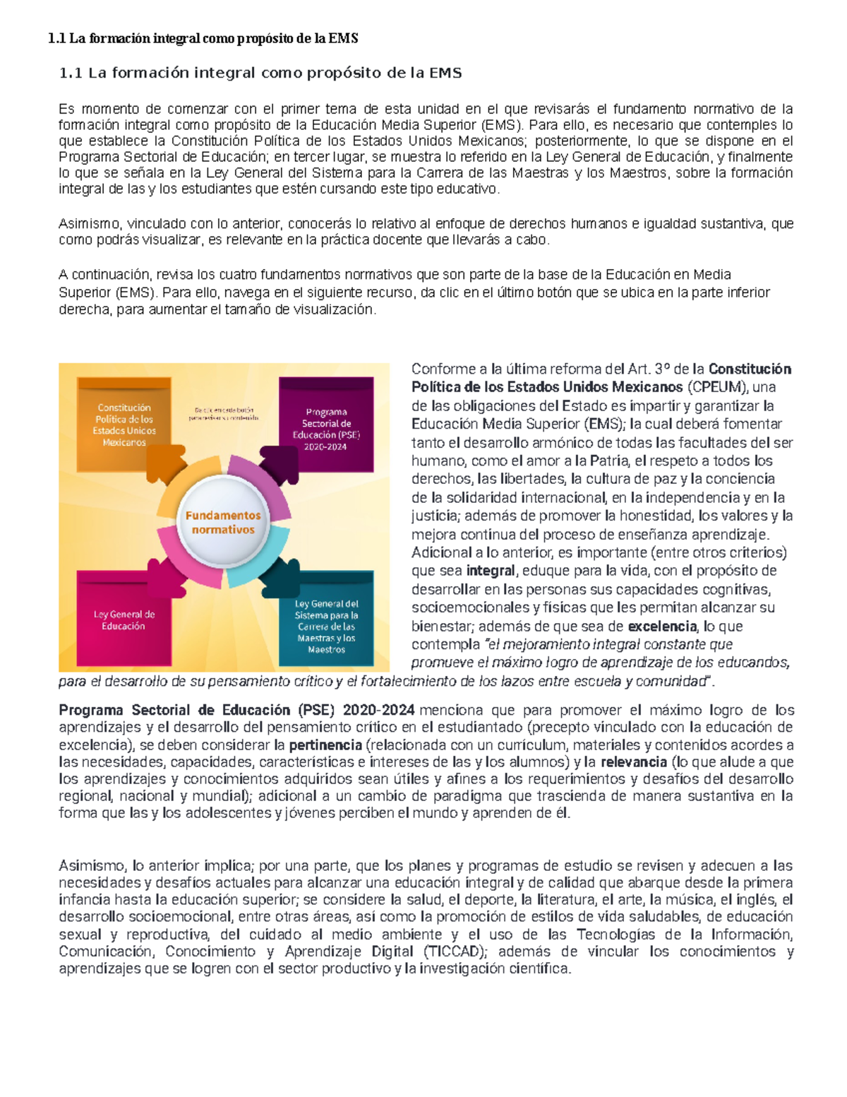 Formación Integral en Educación Media Superior - Curso EECFDC - Studocu