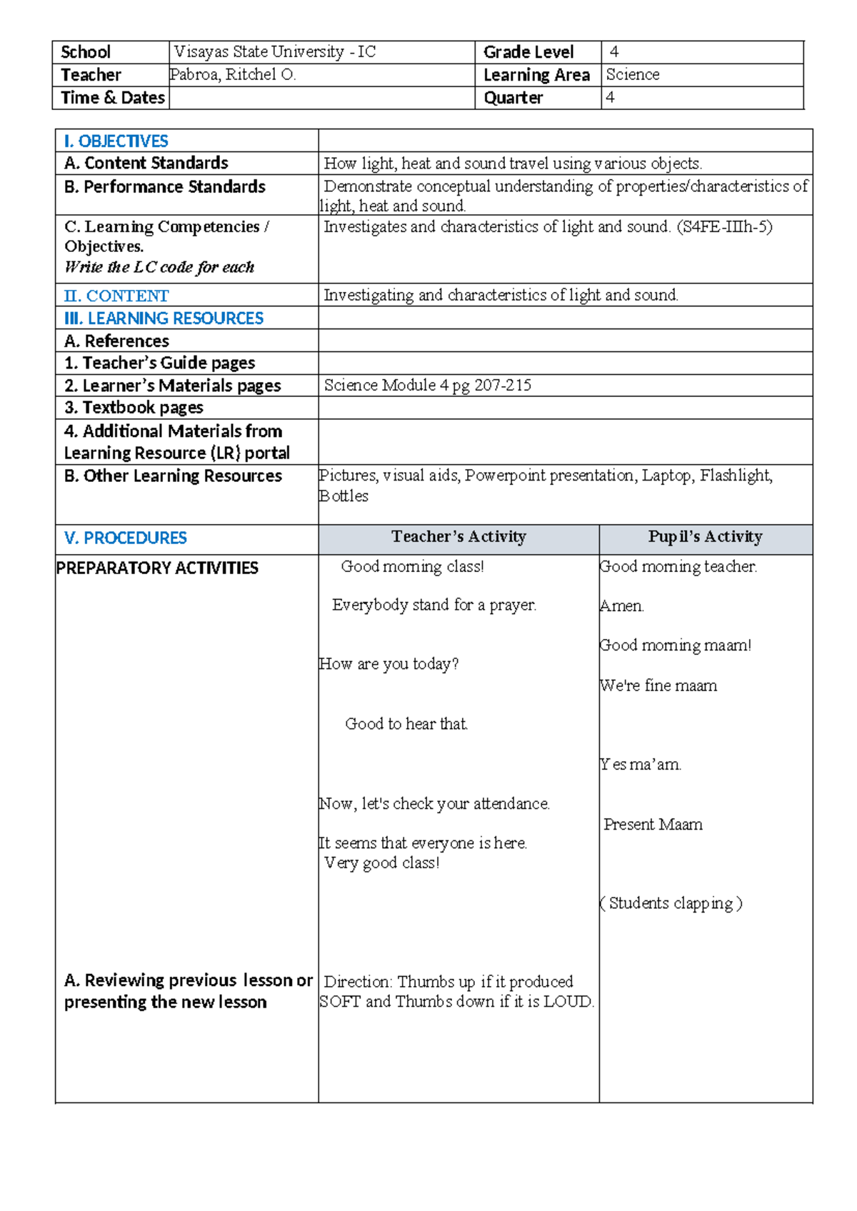 Ritchelscience - this a lesson plan for those who need it i hope it ...