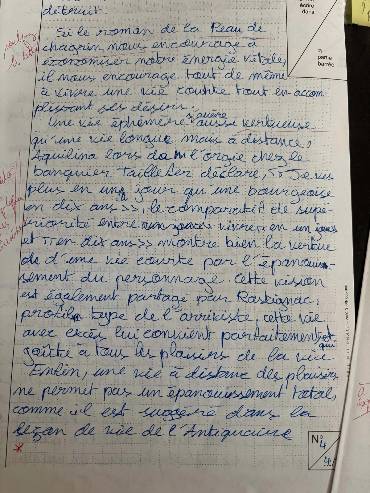 Français 158 - Dissertation: La Peau de Chagrin et l'Économie de l ...