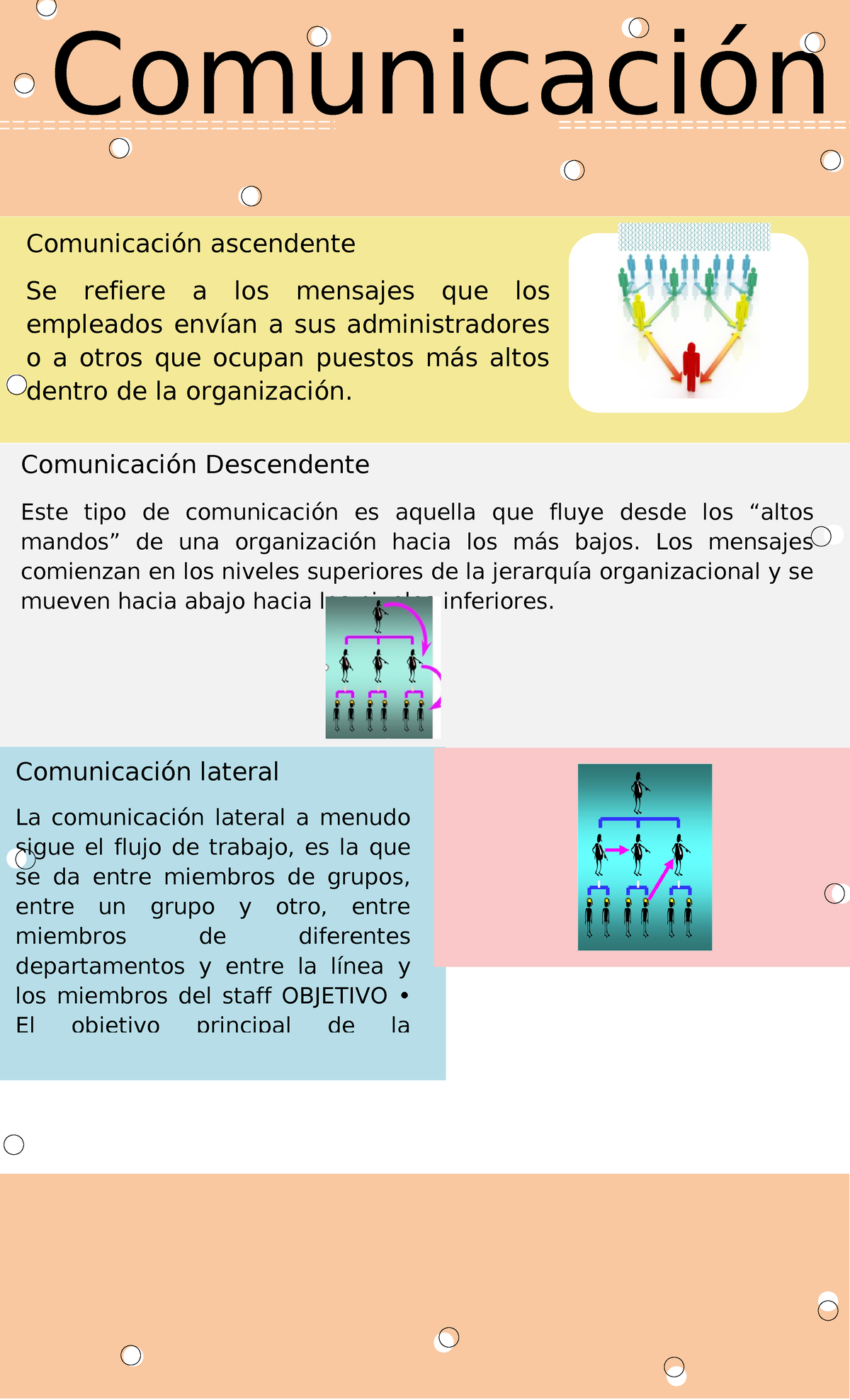 Comunicación Organizacional: Tipos y Flujos de Información - Studocu