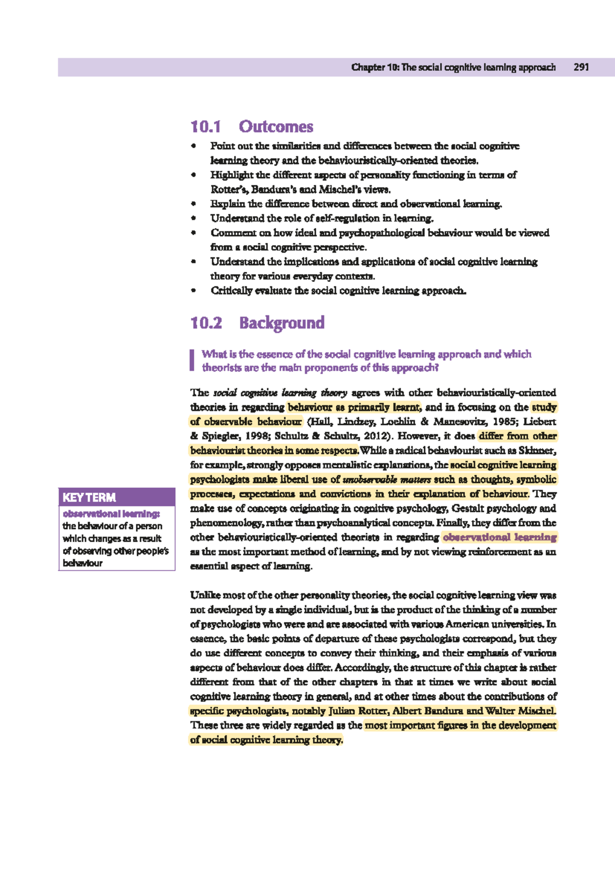 Chapter 10: Social Cognitive Learning Theory Overview and Key Concepts ...