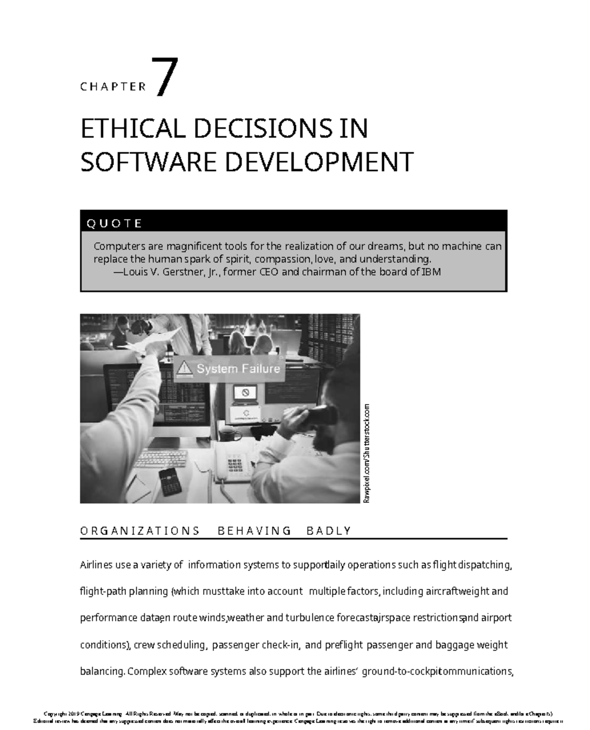 Ch 7 - Summary Ethics in Technology - C H A P T E R 7 ETHICAL DECISIONS IN SOFTWARE DEVELOPMENT ...