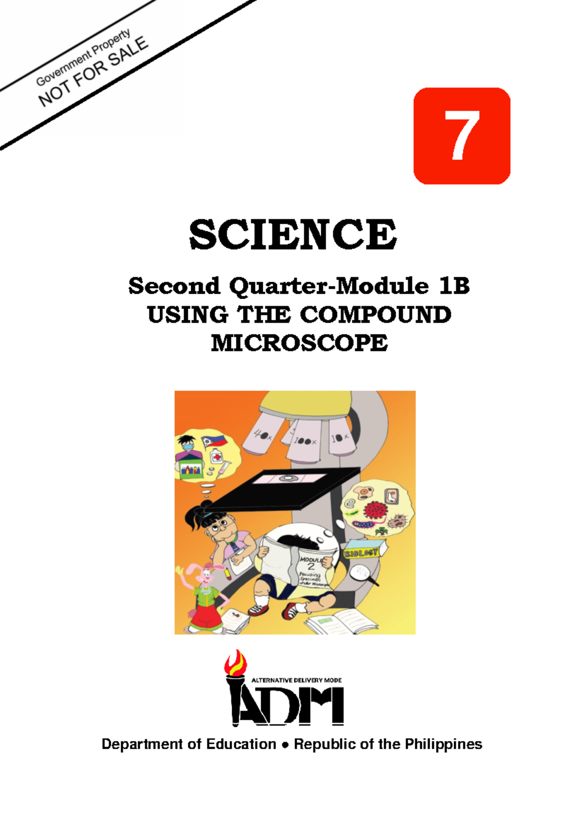 Science 7 Q2 M1B: Mastering the Use of the Compound Microscope - Studocu