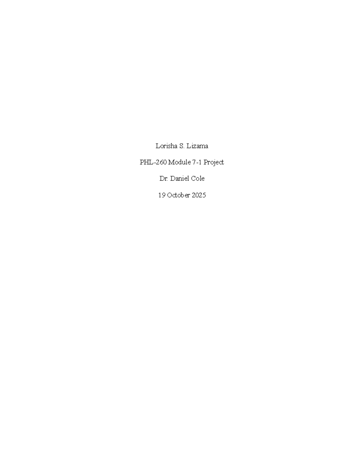 PHL-260 Module 7-1 Project: Ethical Analysis of Religious Influence in ...