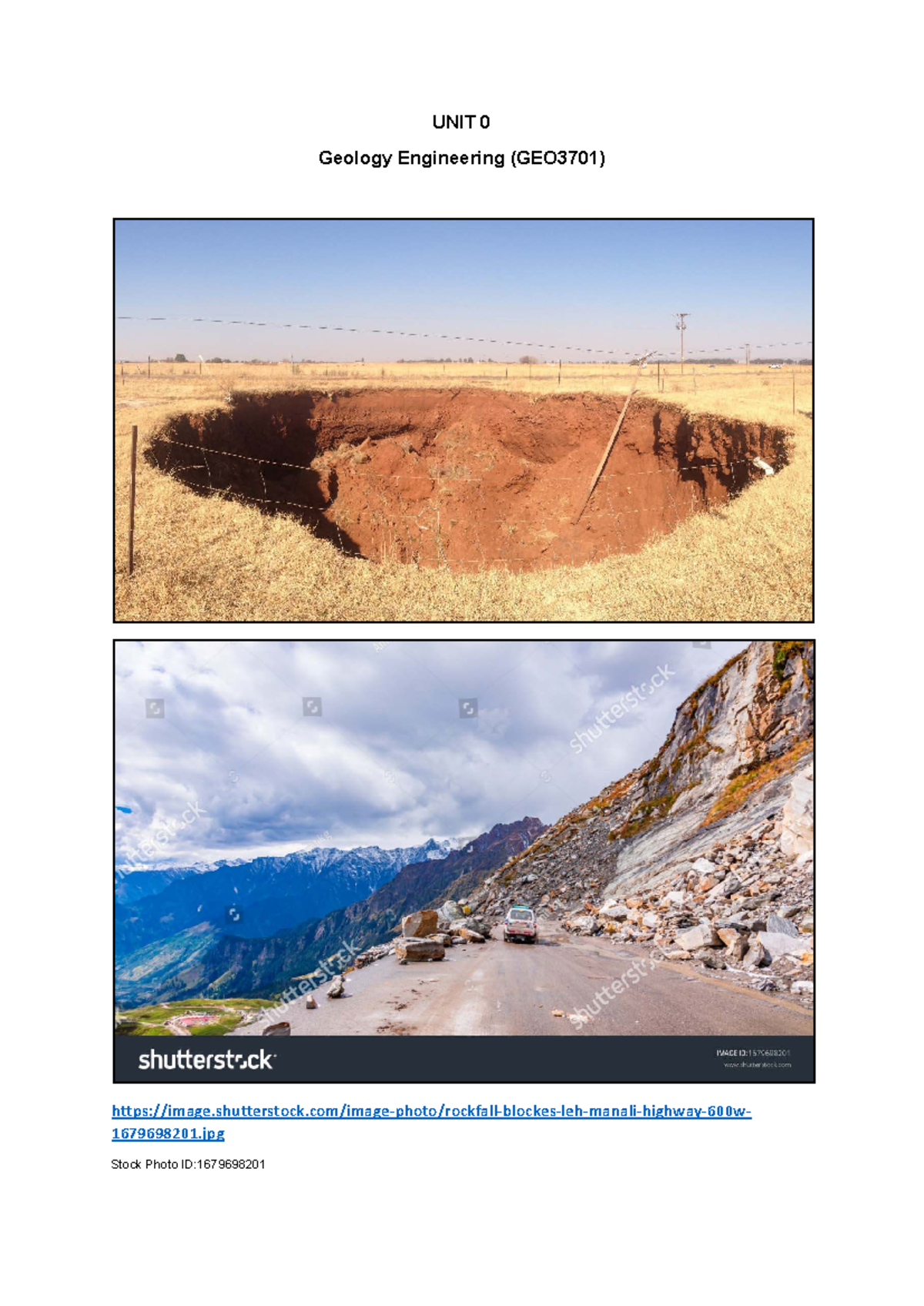 GEO3701 Geology Engineering Study Guide - Unit 0 - Studocu