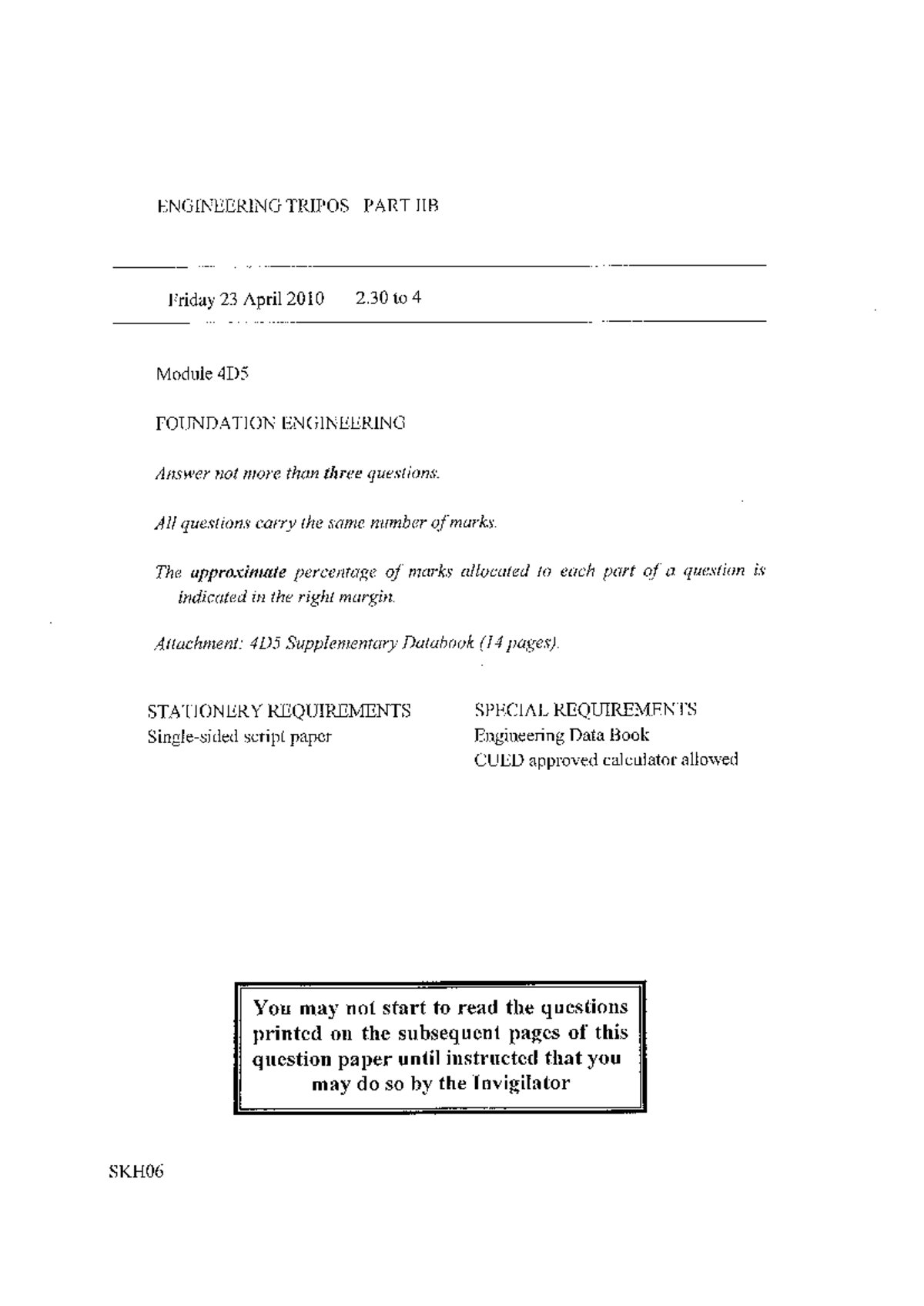 Fadum's chart for Ir used for analysis - BSc. Civil Engineering - Studocu