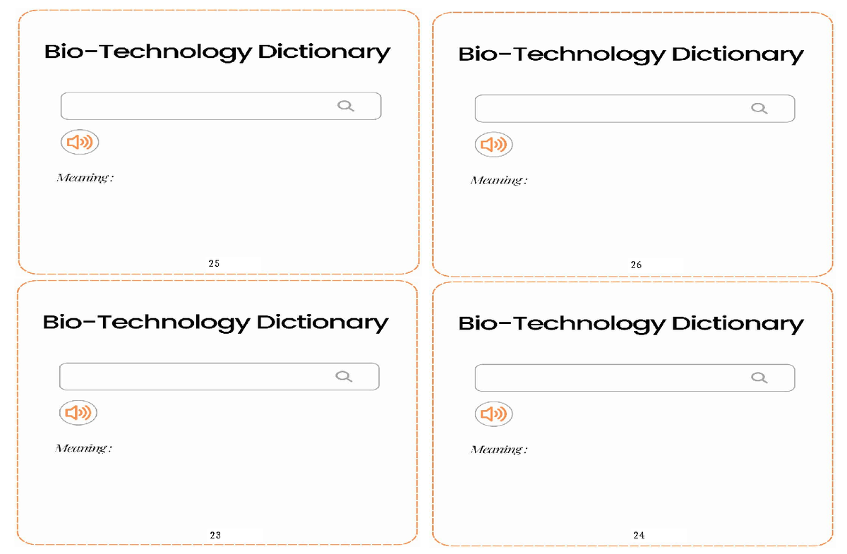 Dictionary - Studocu