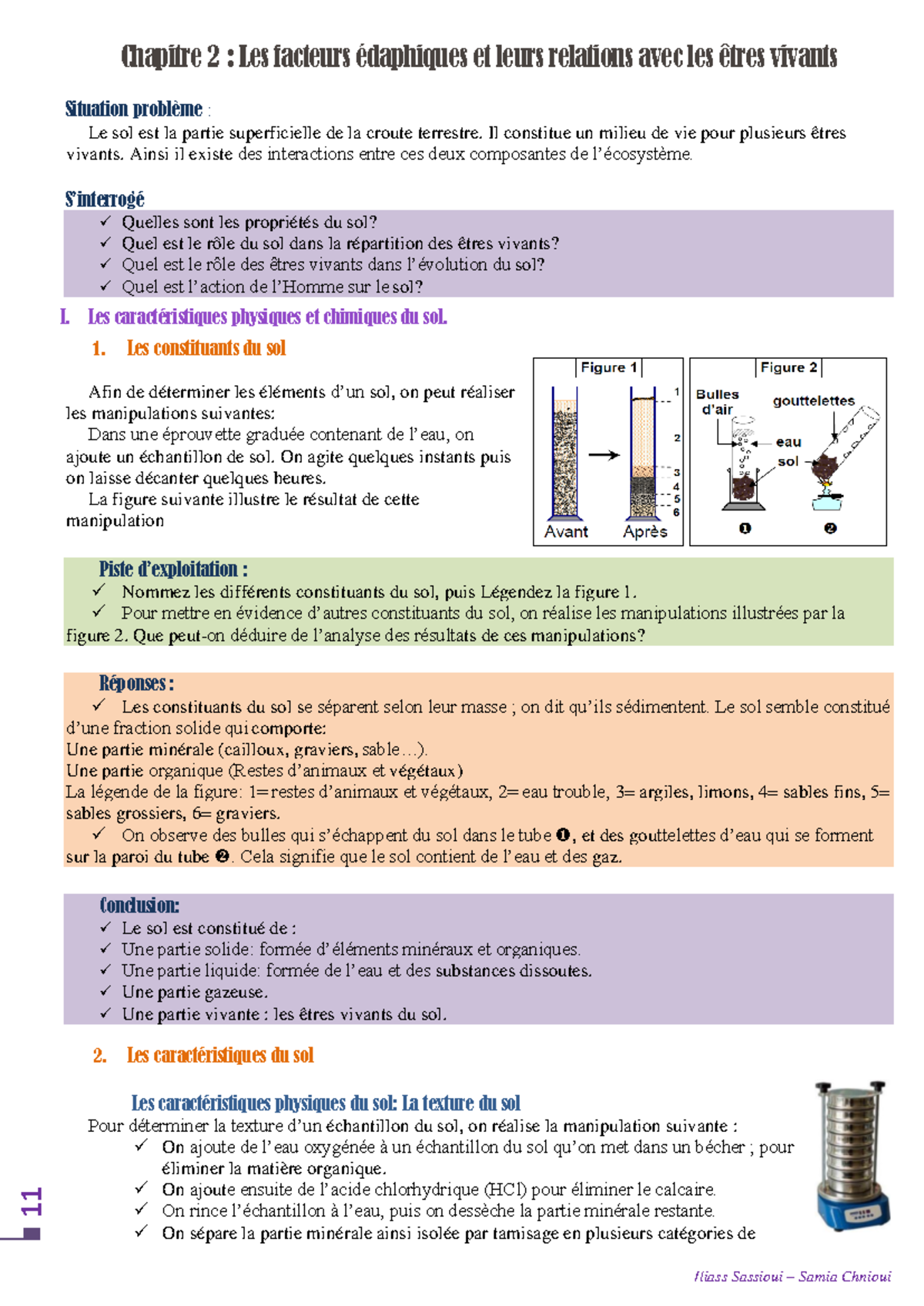 Chapitre 2 : Facteurs Édaphiques et Interactions Écosystémiques - TCS ...