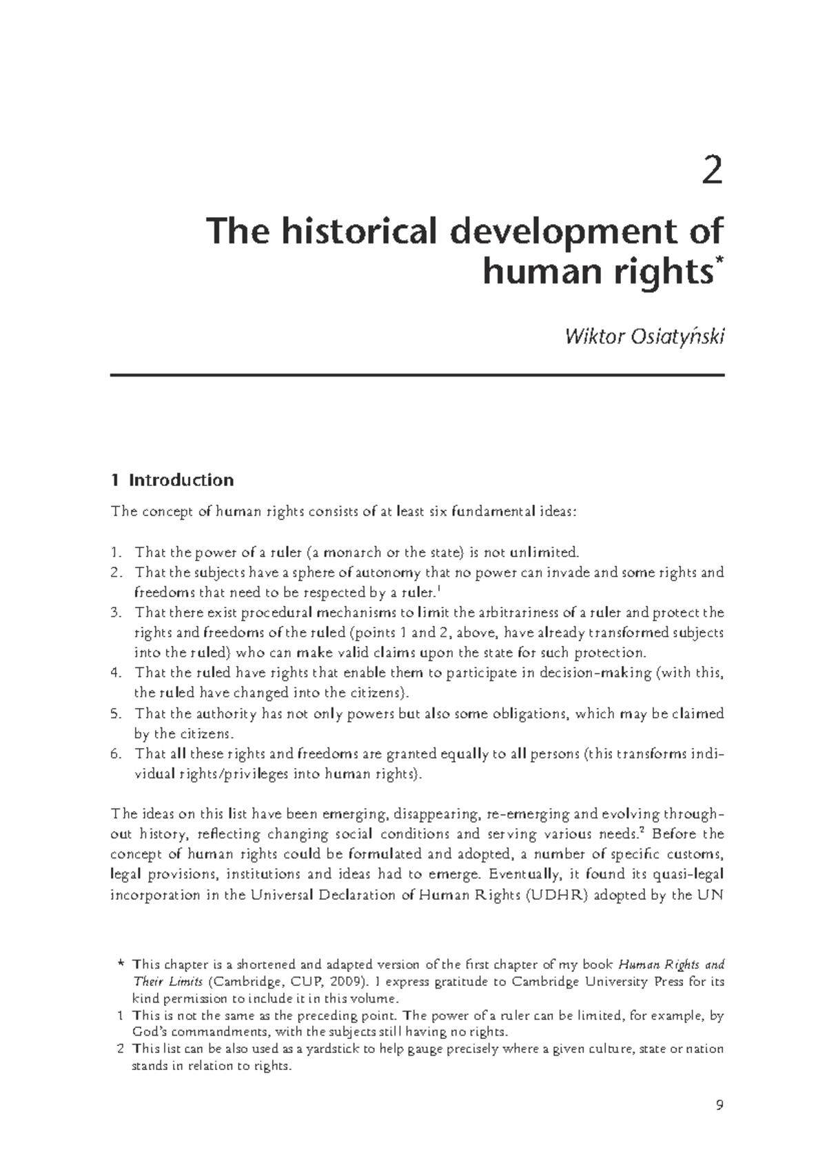 HIST 201: The Evolution of Human Rights Through History - Studocu