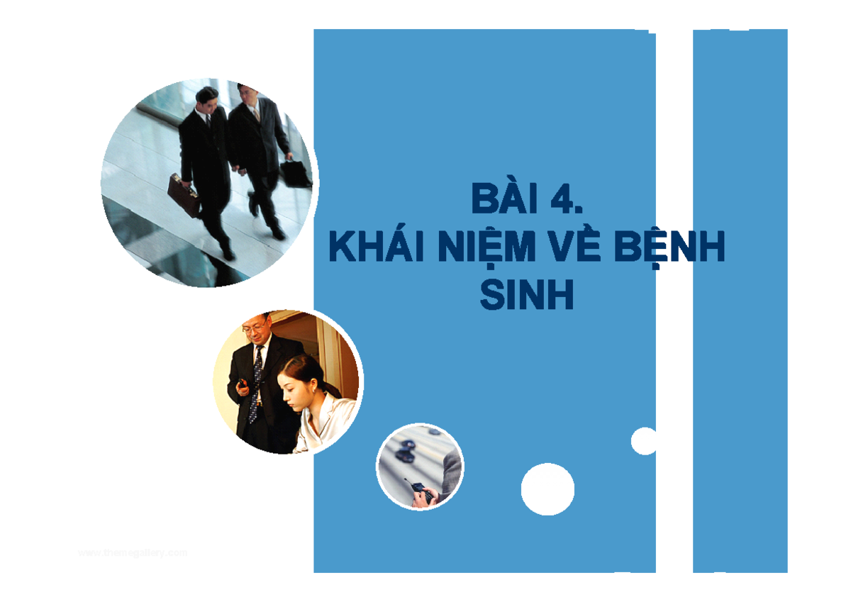 Bai 4 Sinh ly benh KHAI NIEM VE BENH SINH HOC (YCT2) - - Studocu