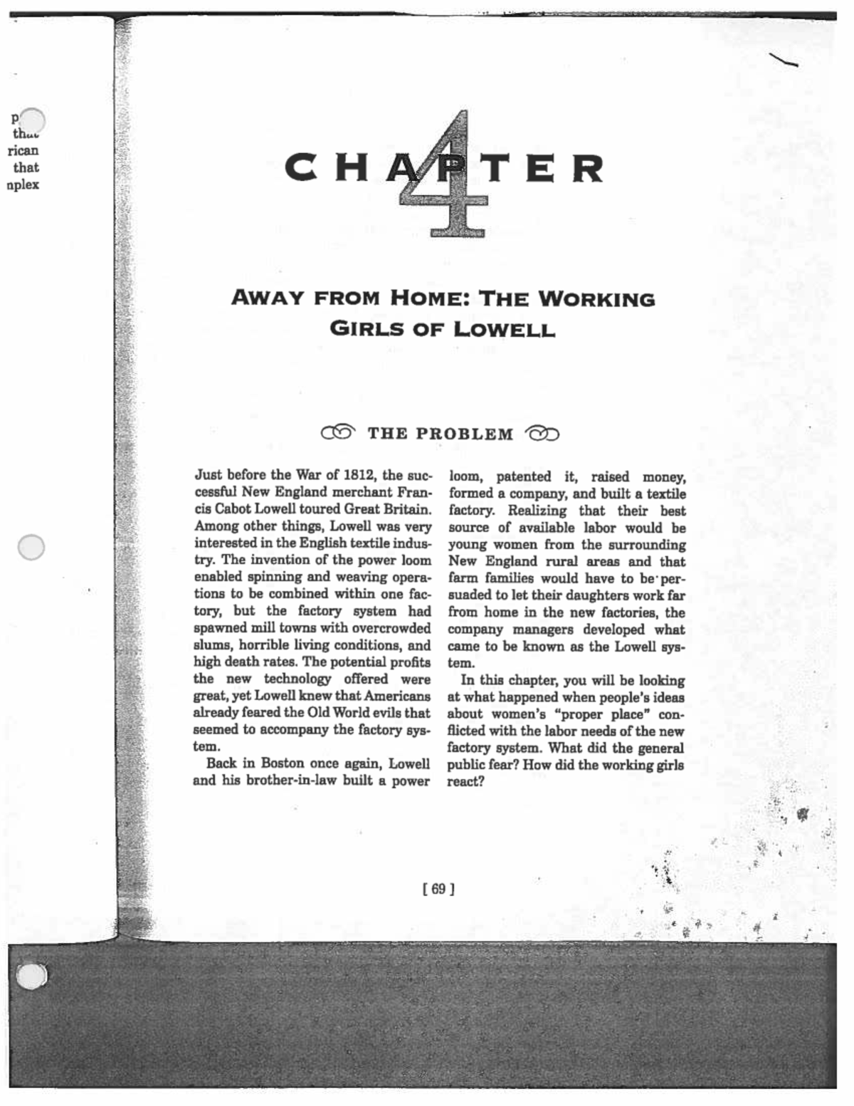 CHAPTER 4: AWAY FROM HOME - THE WORKING GIRLS OF LOWELL (ABC123) - Studocu
