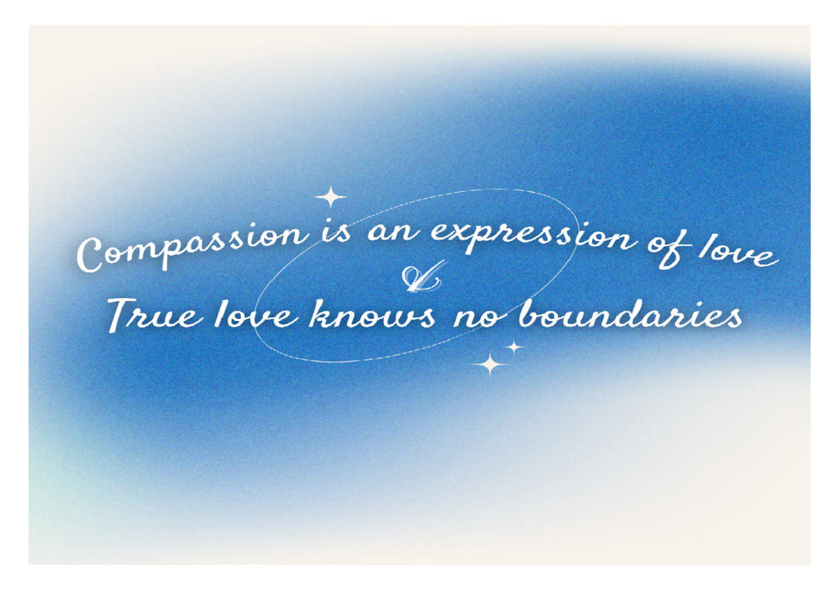 Lit Qoute - Literary Criticism - Compassion is an expression of love ...