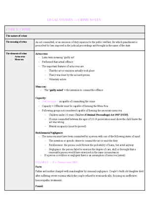 Types of offences - hbhlk - ####### 8 Cambridge Legal Studies – HSC ...