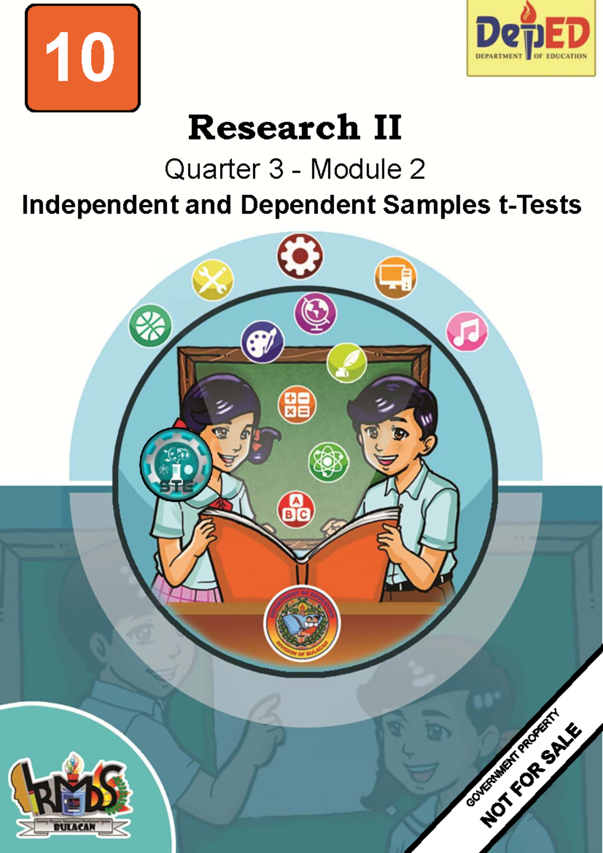 STE-Research II-Q3-M2: Independent & Dependent Samples t-Tests - Studocu