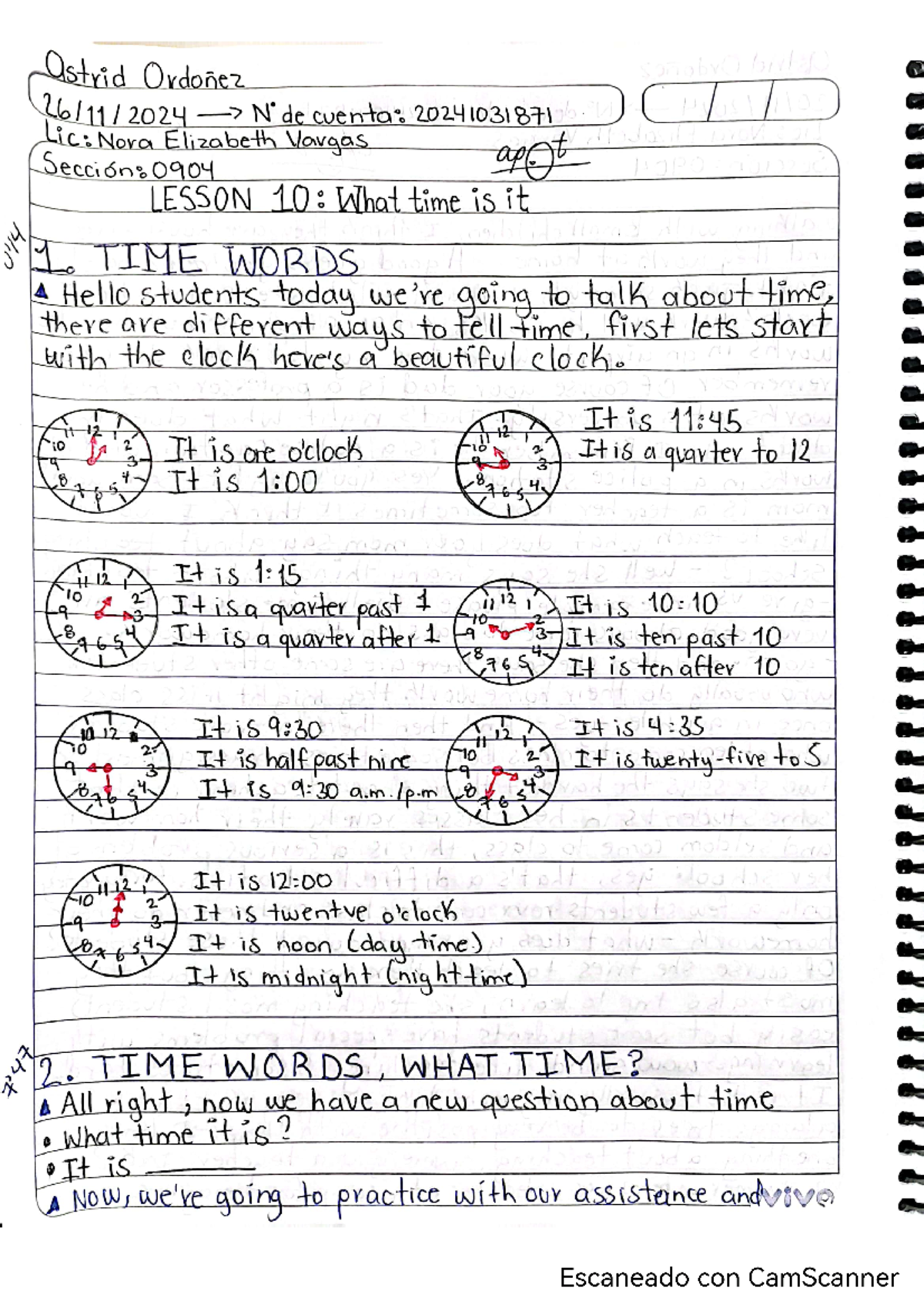 Actividad 37 - Lesson 10: Understanding Time Expressions - Studocu