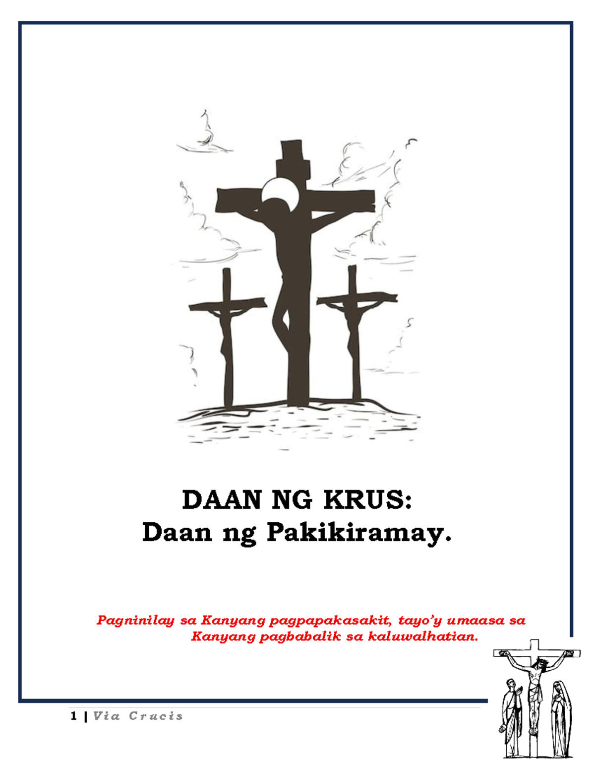 DAAN NG KRUS: Pagninilay at Awit sa Bawat Istasyon - Studocu