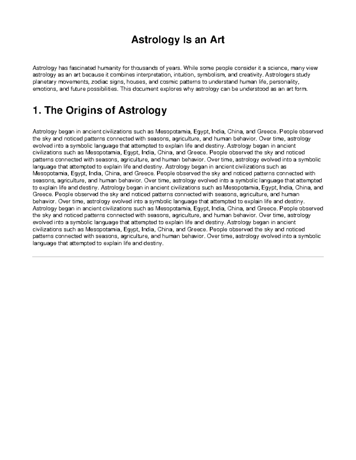Astrology as an Art: Understanding Its Creative Nature and Study ...