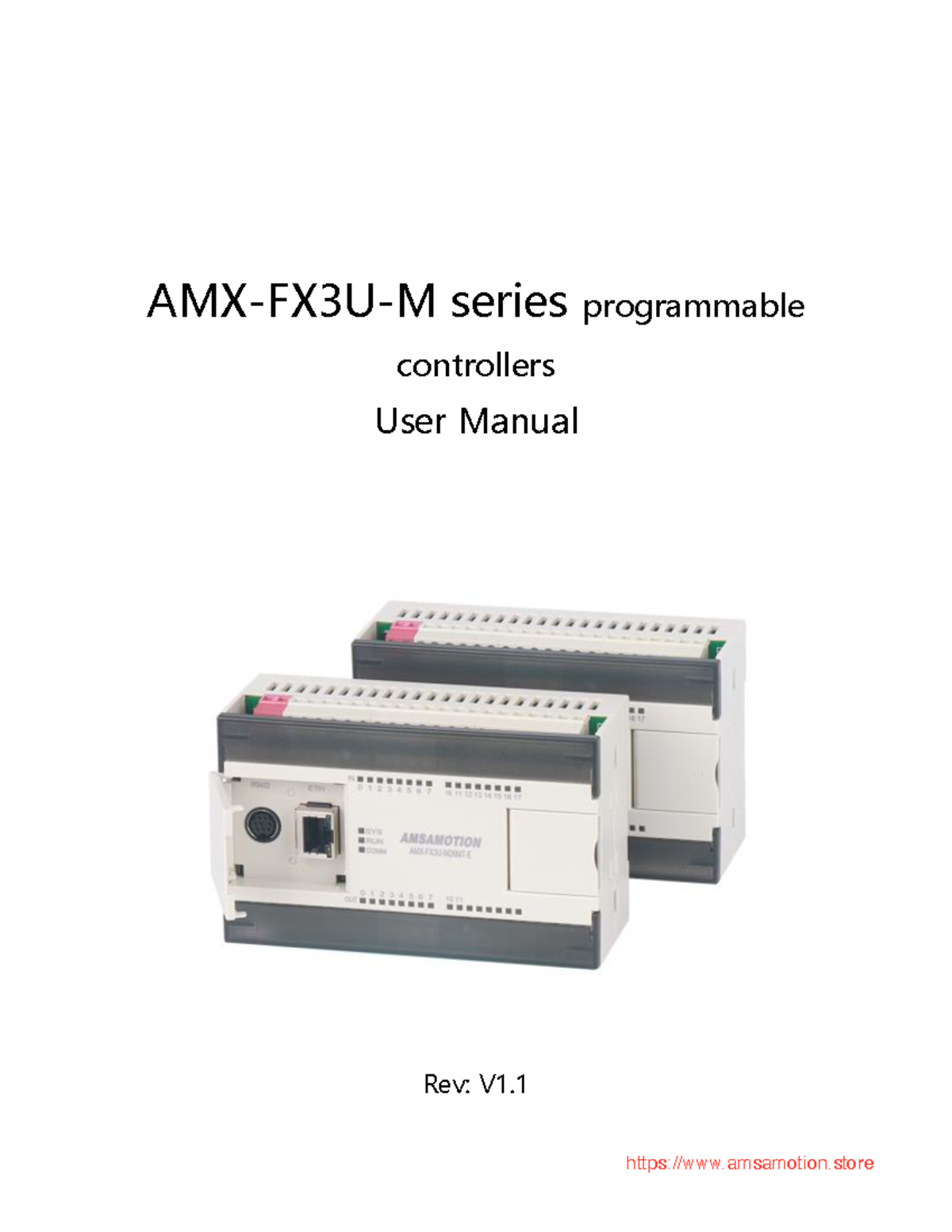 AMX FX3U M Series PLC 用户手册及功能介绍 - Studocu