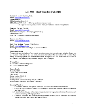 Conduction+Concept+Map - CONDUCTION CONCEPT MAP ME 3345 Heat Transfer A ...