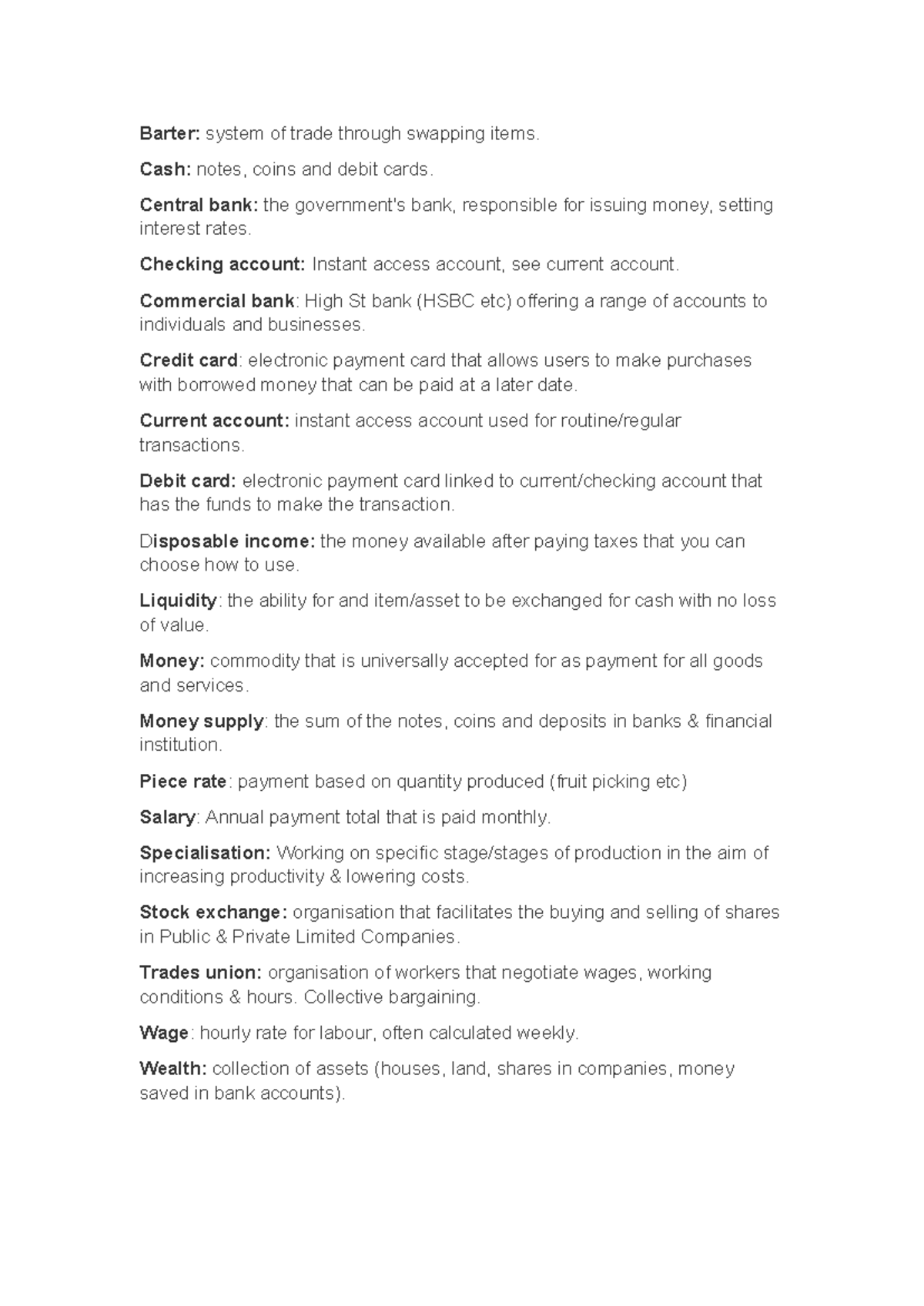 3a - Microeconomic Decision Makers: Key Concepts Explained - Studocu