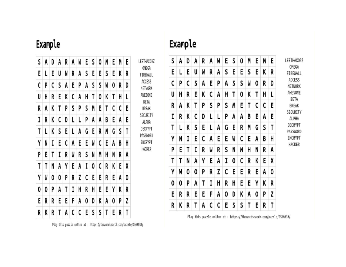 Words Search Practice Notes for Students - CPCSAE - Studocu