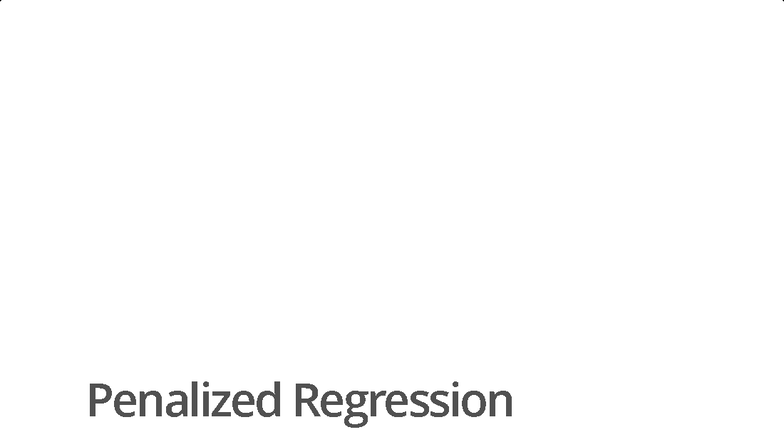 Penalized Regression Techniques: Ridge & Lasso Analysis (DS 101) - Studocu