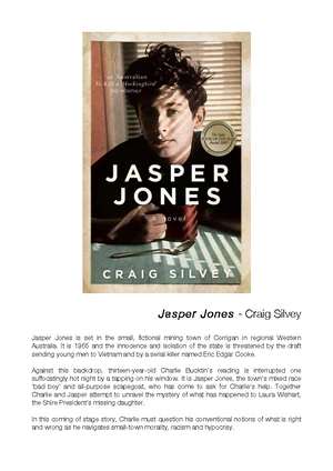 Jasper Jones: An Analysis of Themes and Character Growth in Craig ...