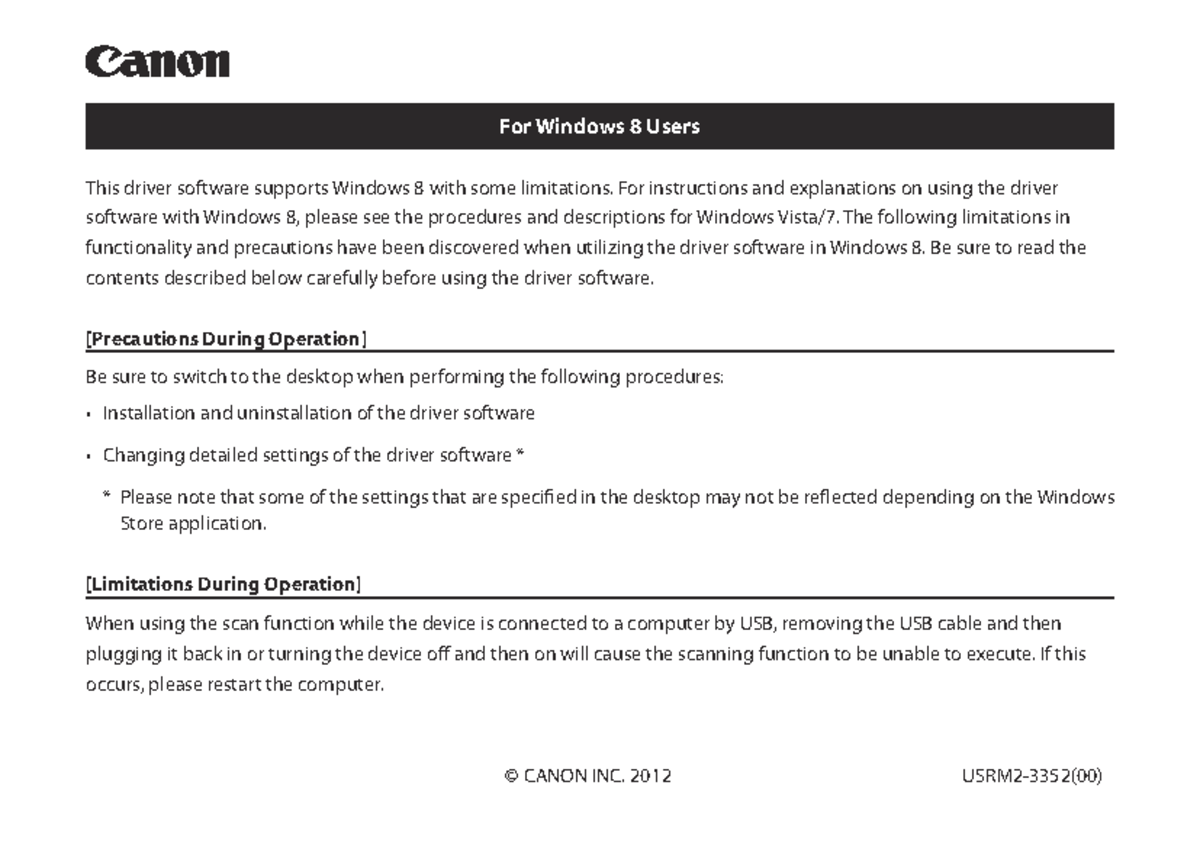 Windows 8 Driver Software Limitations - BCD - Studocu