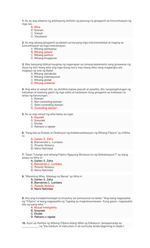 BSMT Program curriculum and course description - CURRICULUM BACHELOR OF ...