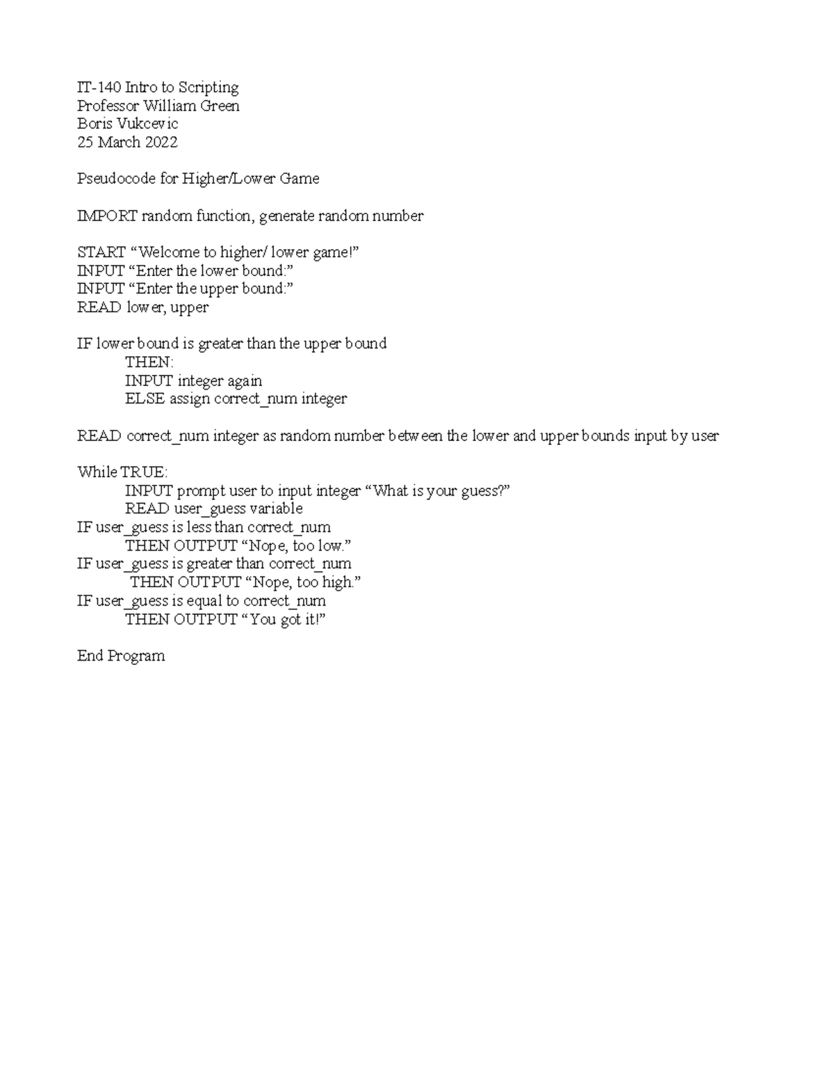 Snhu It 140 Module 5 Project It 140 Design Document Template