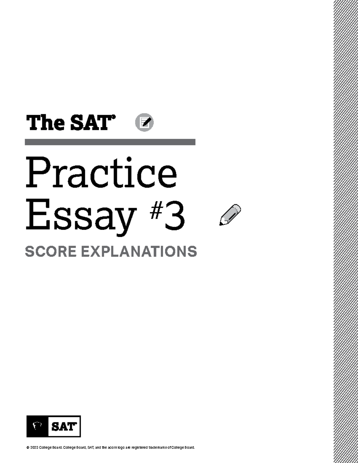 SAT Practice Essay 3 Score Explanations and Insights - Studocu