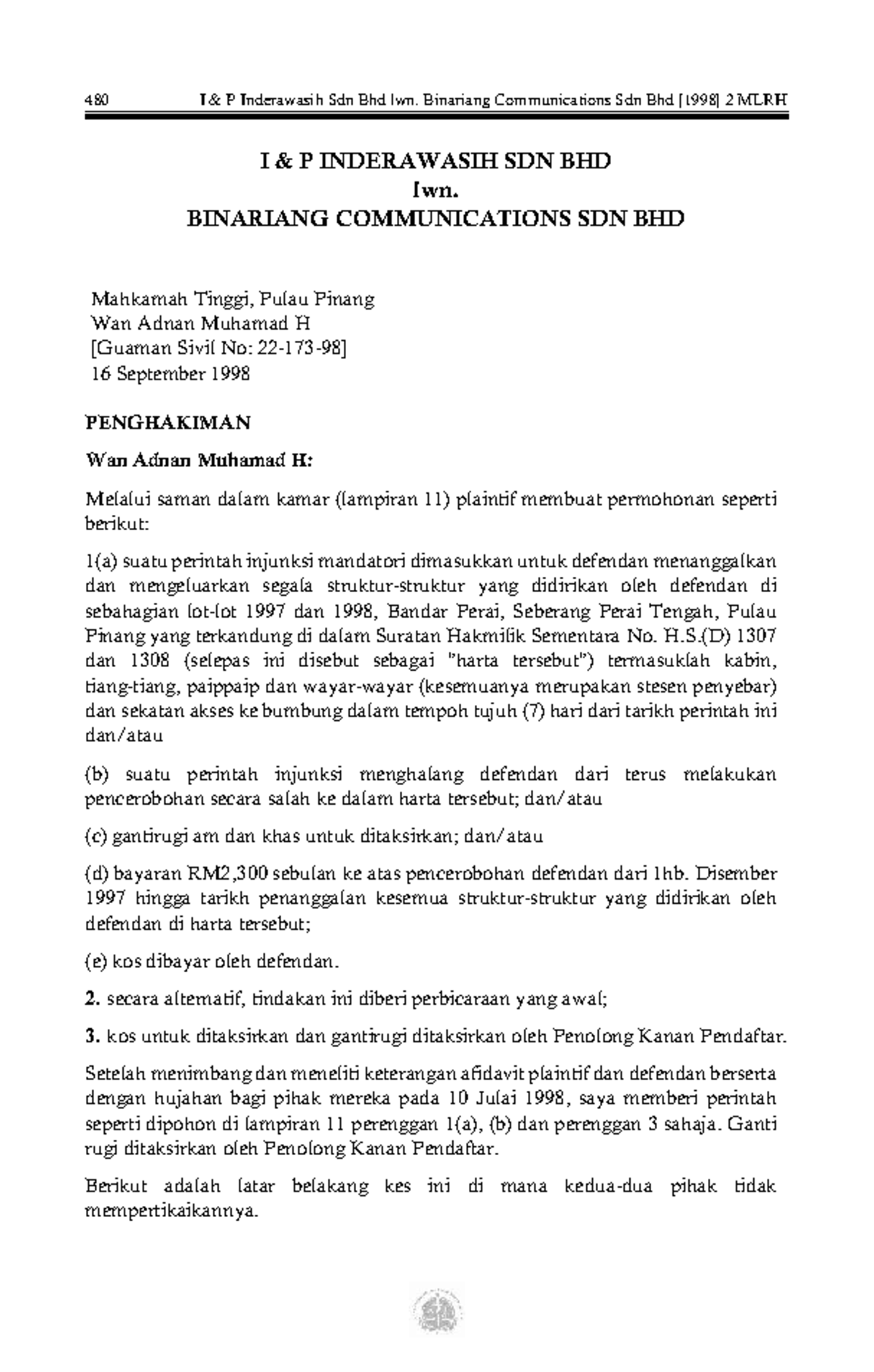 480 I P Inderawasih Sdn Bhd lwn. Binariang Communications Sdn Bhd ...