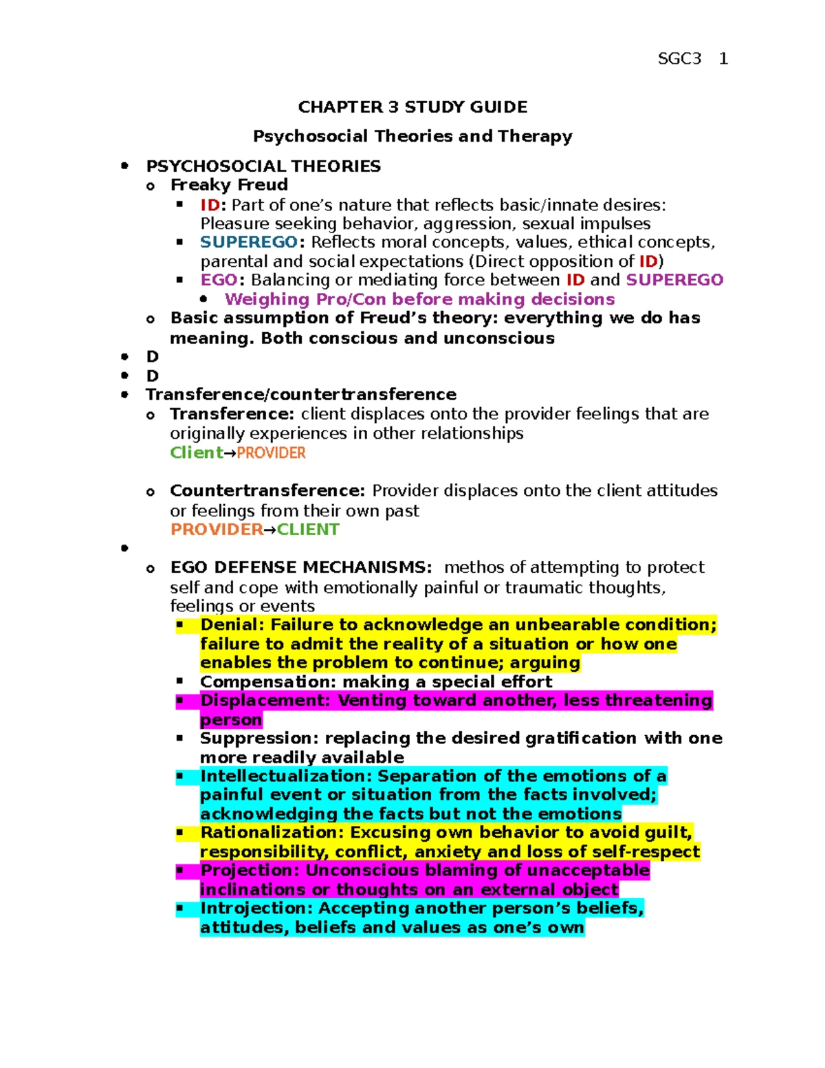 Personality Disorders Matching Worksheet - Personality Disorders ...