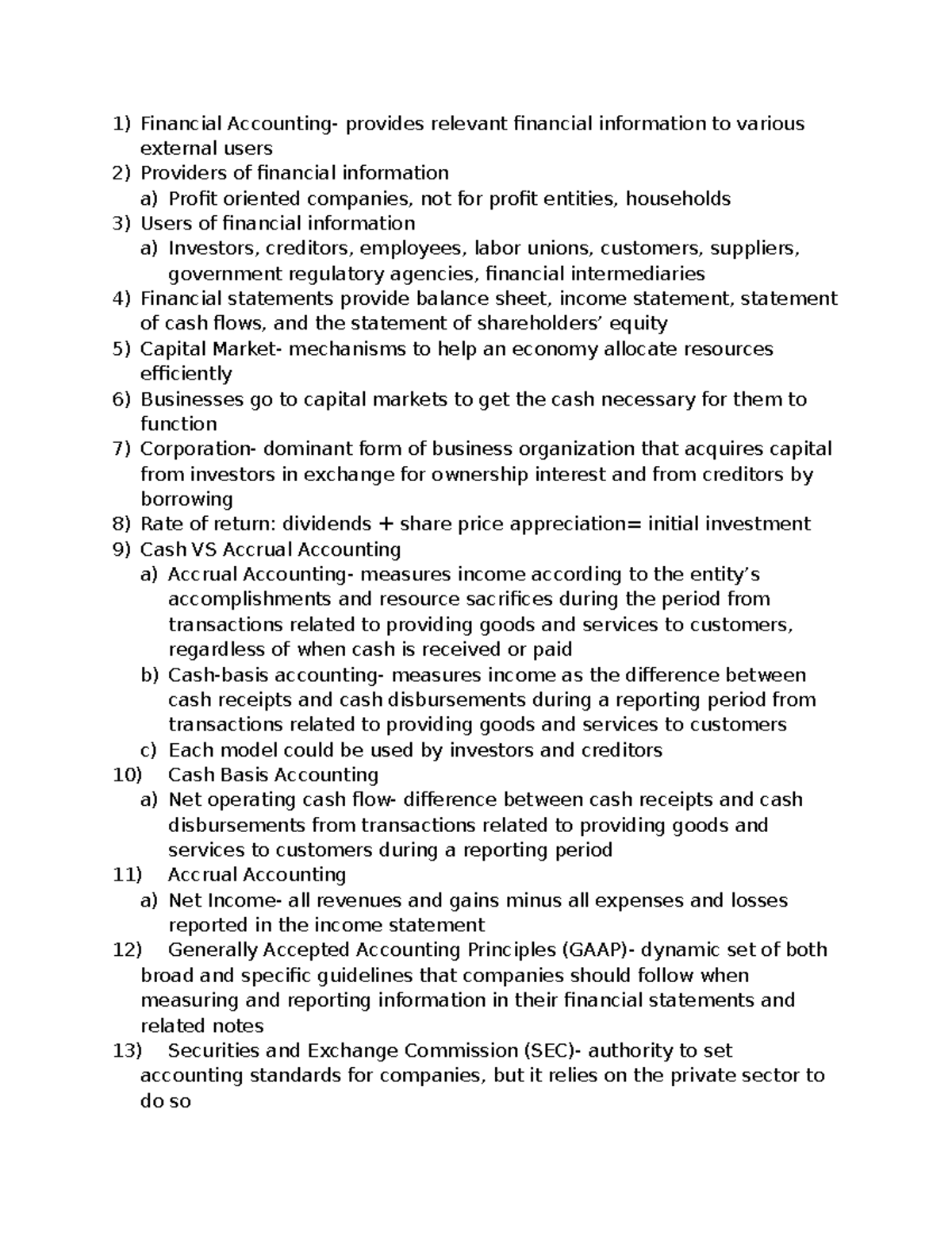 ACCT CH1 - Overview of Financial Accounting Environment and Theory ...