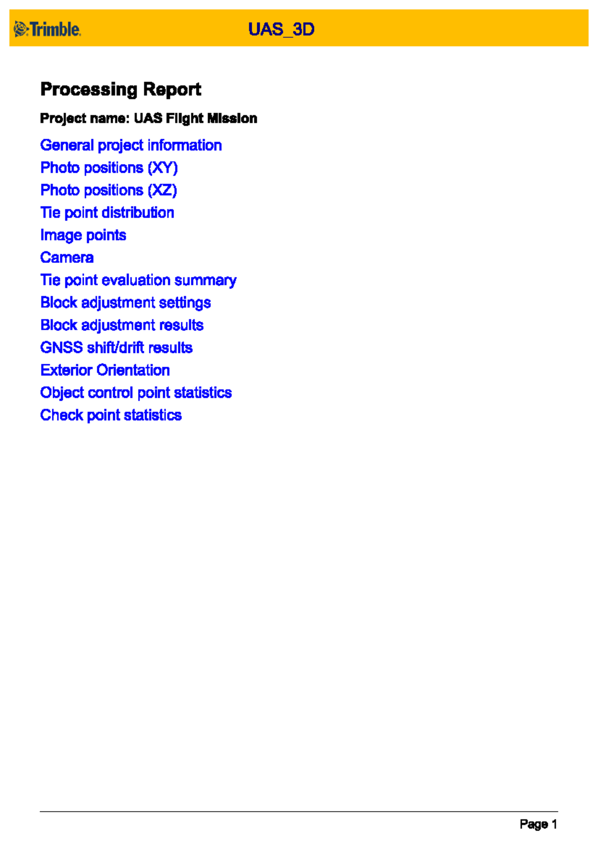 Adjustment Report for UAS Flight Mission - December 3, 2024 - Studocu