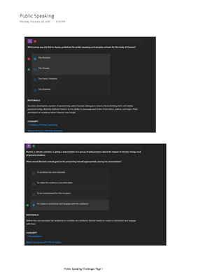 [Solved] an accurate audience analysis helps the speaker by 1 Providing - Public Speaking (COM ...