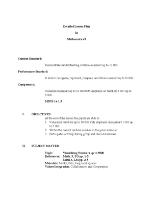 CO LP for PE 3 - detailed lesson plan in Physical Education 3 - Lesson ...